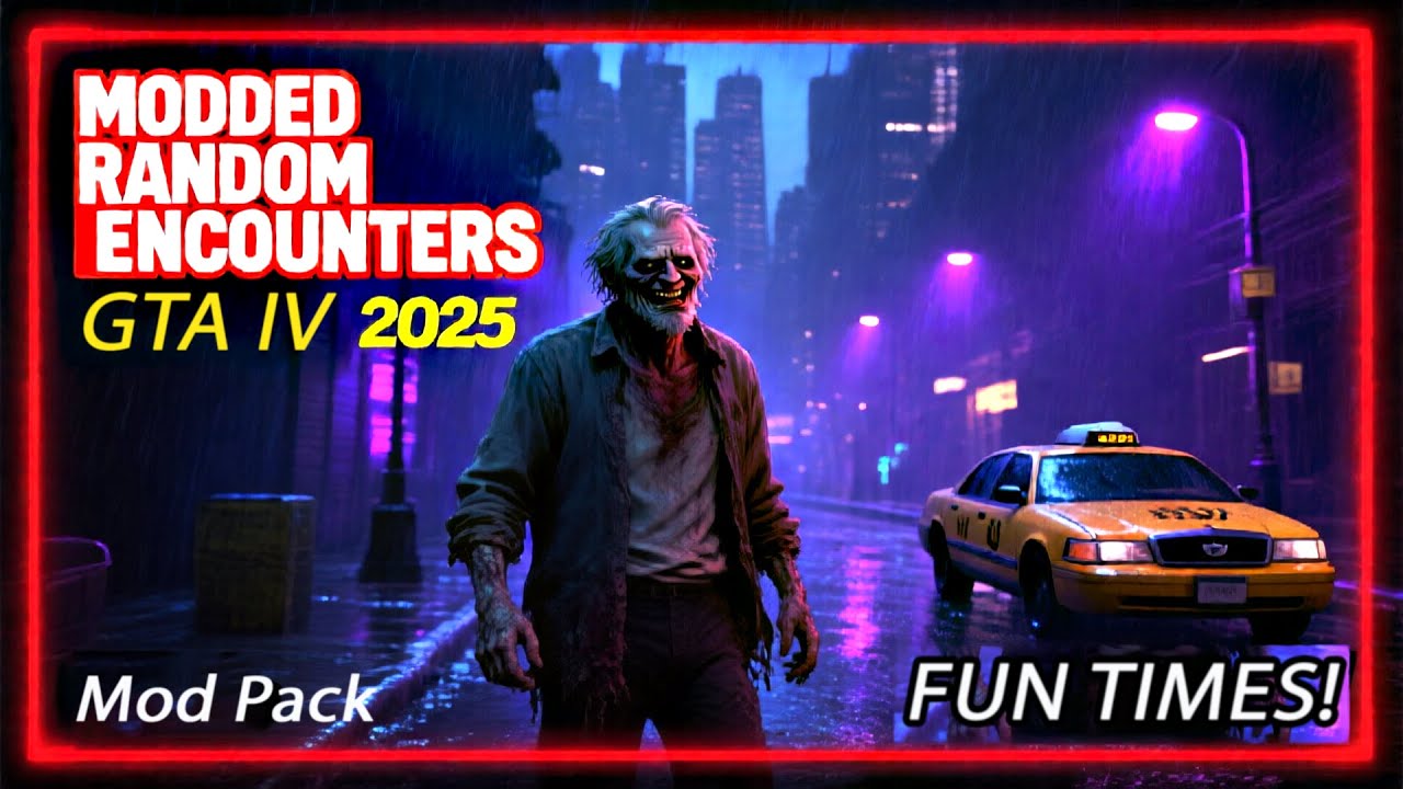 Grand Theft Auto IV Remaster Mods (Random Encounters Missions) - YouTube
