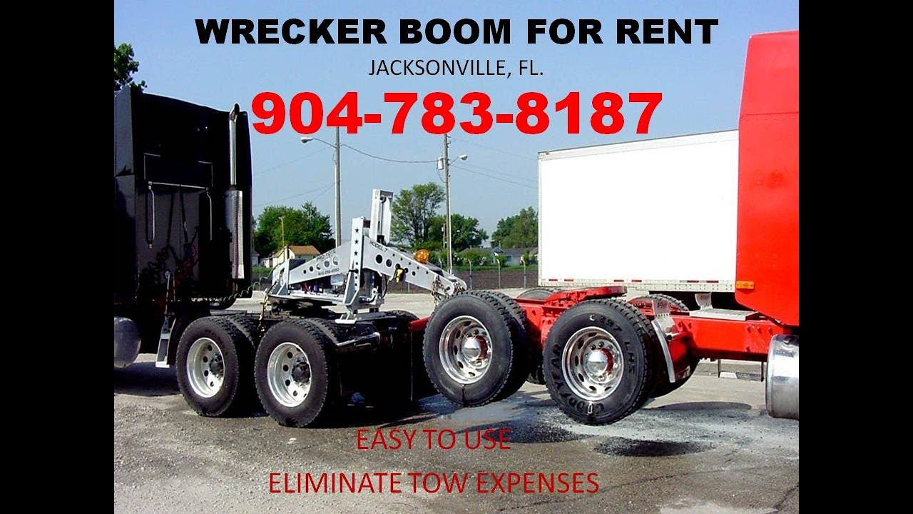 Wrecker Boom Hook Up - YouTube