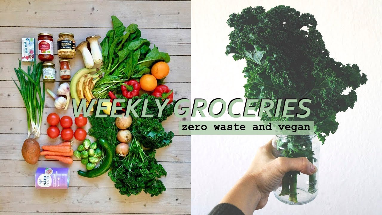 WHAT I EAT IN A WEEK // zero waste and vegan grocery haul - YouTube