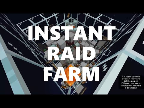 Minecraft Elegance: Instant AFK Raid Farm, 3000+ emeralds/hr (Java 1.16-1.20)