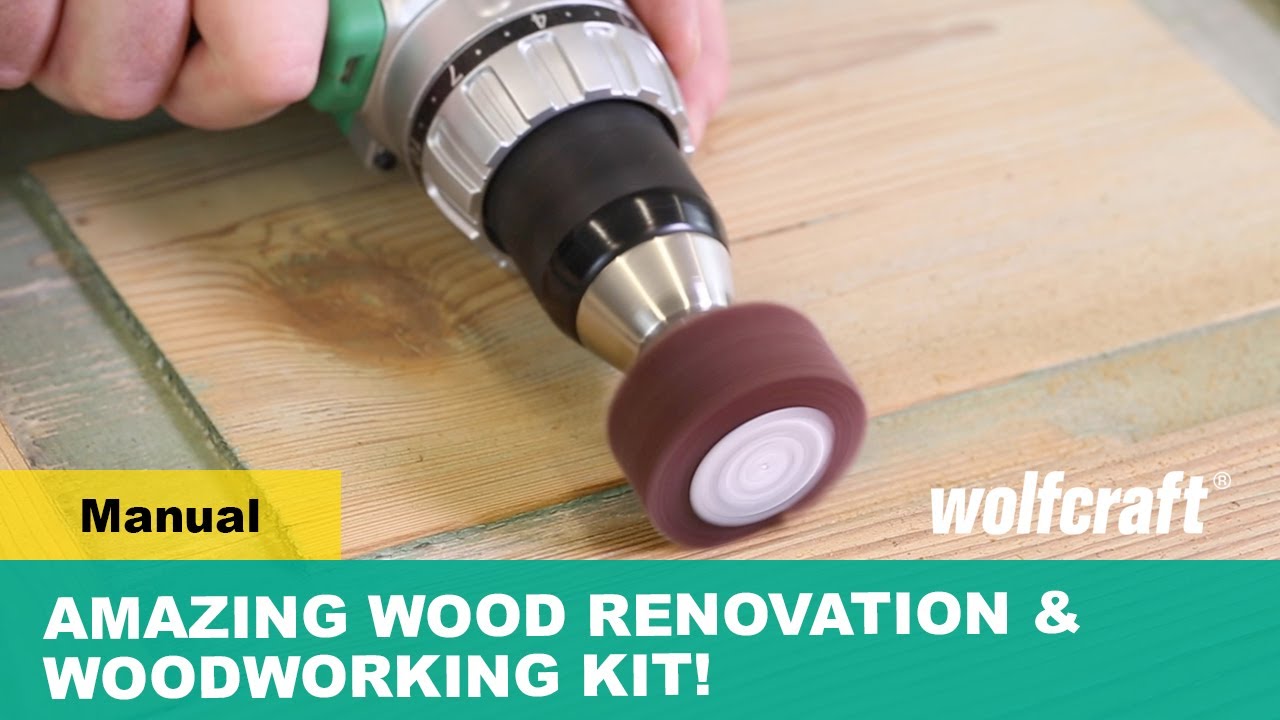 Amazing Wood Renovation & Woodworking Kit! Quick & Easy Wood Restoring ...