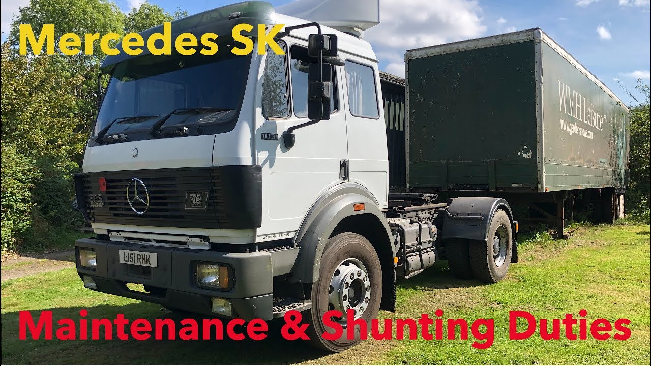 Mercedes SK maintenance and shunting duties - YouTube