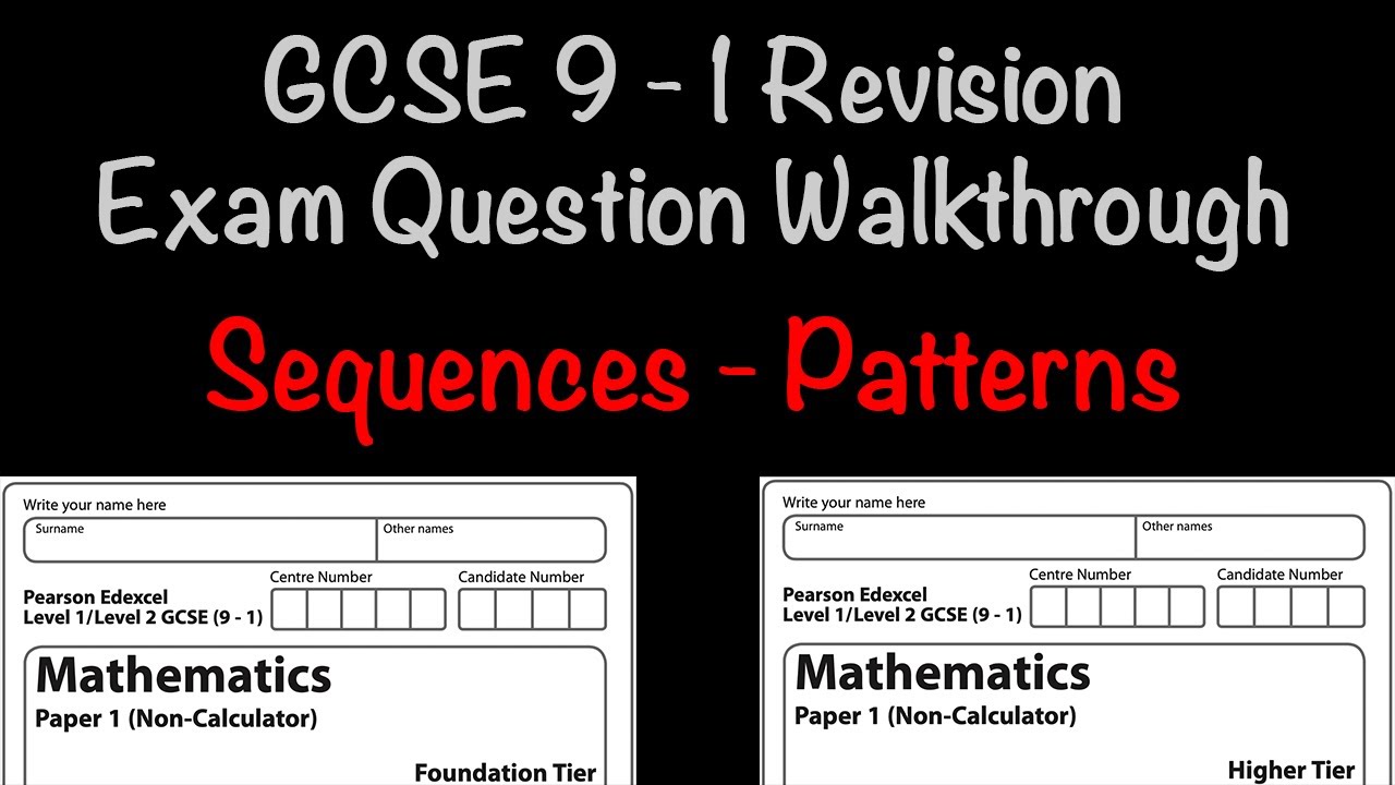 Sequences - GCSE Revision | Patterns | Pattern Sequence - YouTube