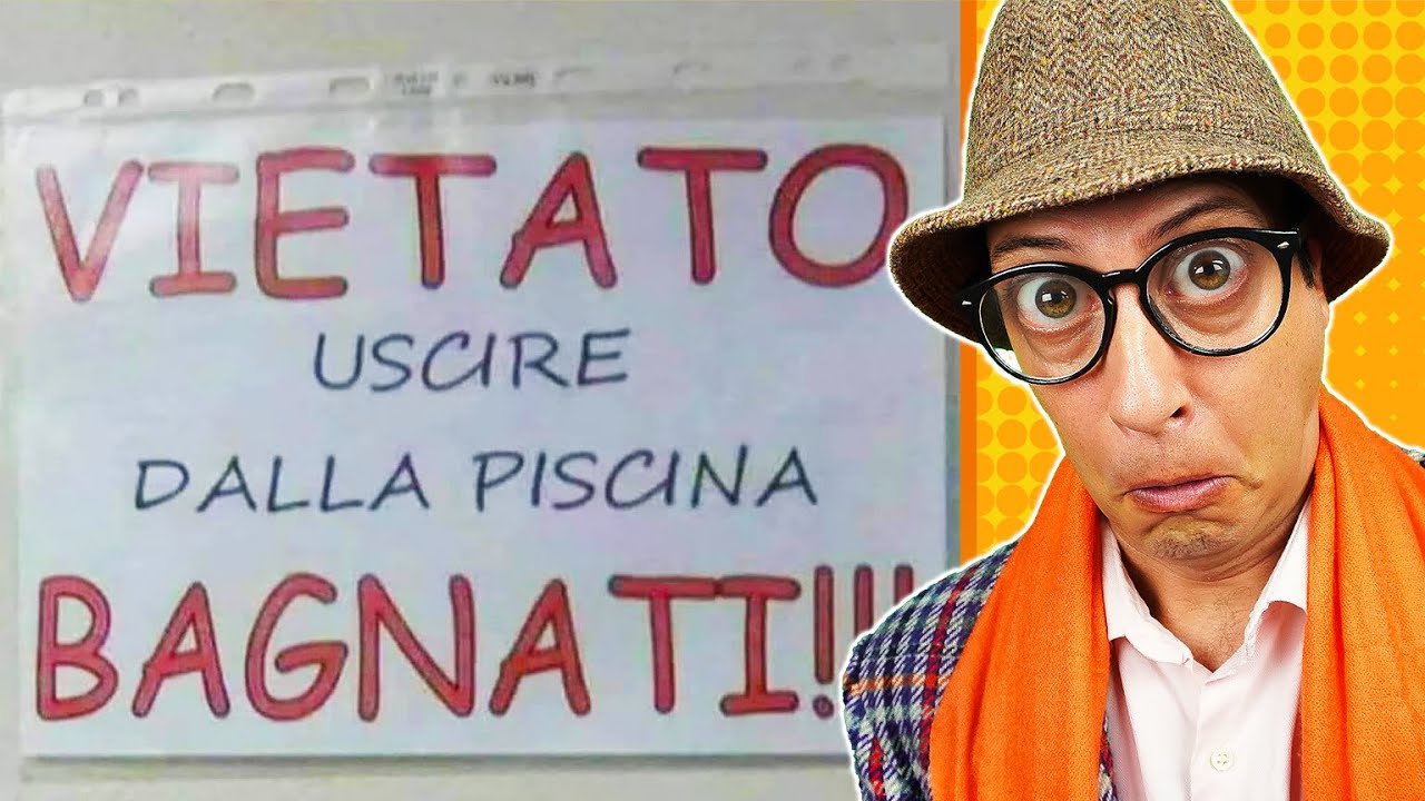 I CARTELLI più DIVERTENTI di sempre *parte 72* - YouTube