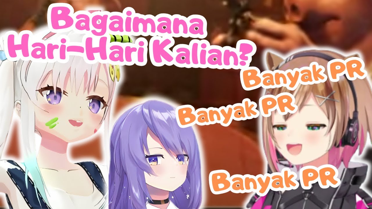 Risu hari-hari dapet PR, mending kita liat pemandangan [Hololive ID Clip] - YouTube