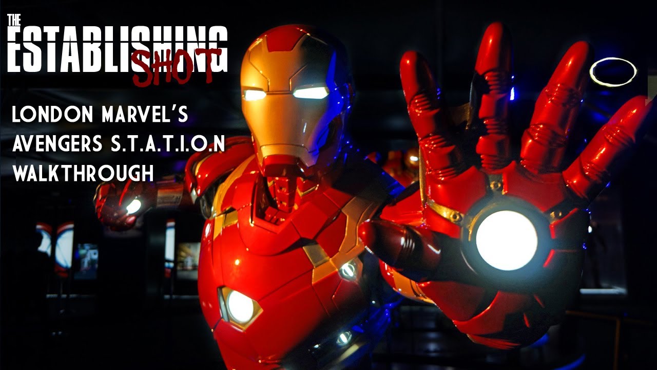 The Establishing Shot walk through of the London Marvel's Avengers S.T ...