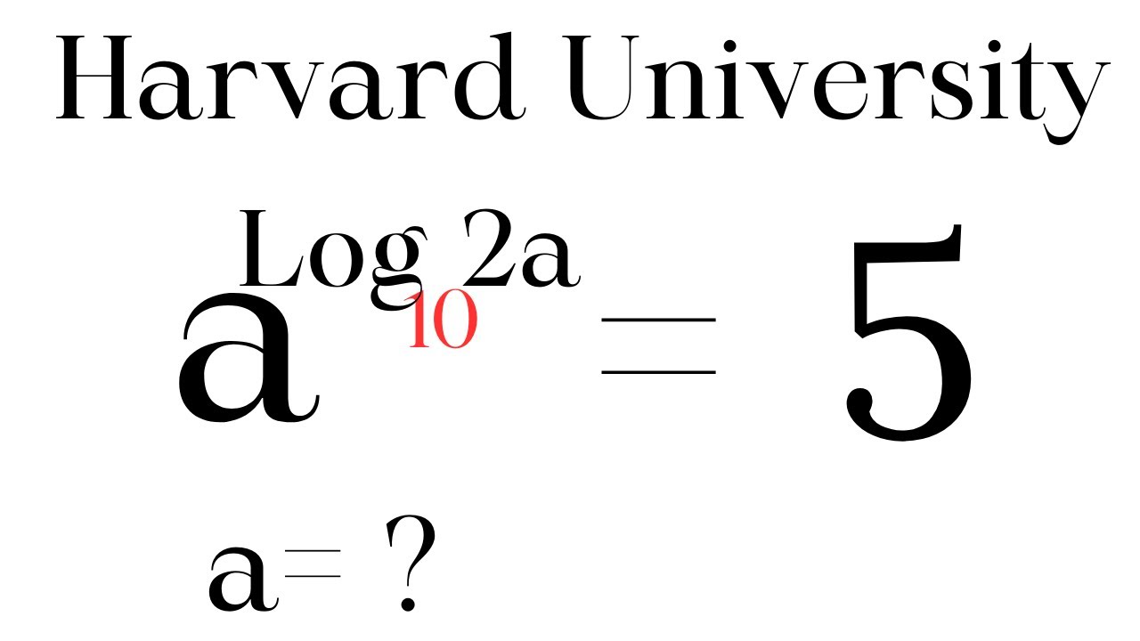 USA | Can You Solve This Advance Harvard Entrance Exam Question ? | SAT ...