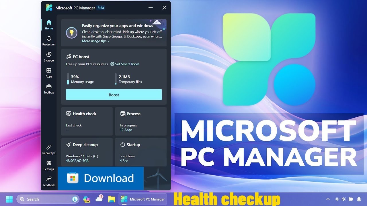 The Best PC Cleaner and Optimizer - Microsoft PC Manager (latest ...