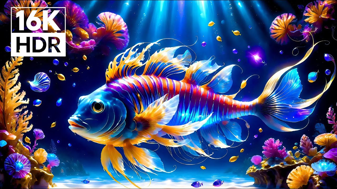 🐡 Have You Explored the Treasures of the Deep Blue? | 16K HDR Tropical ...