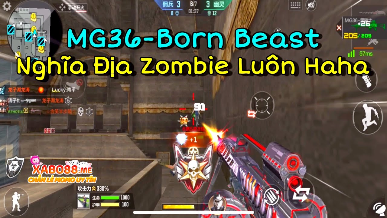 CF Mobile | MG36-Born Beast Biến Map Hoàng Lăng Trở Thành Nghĩa Địa ...