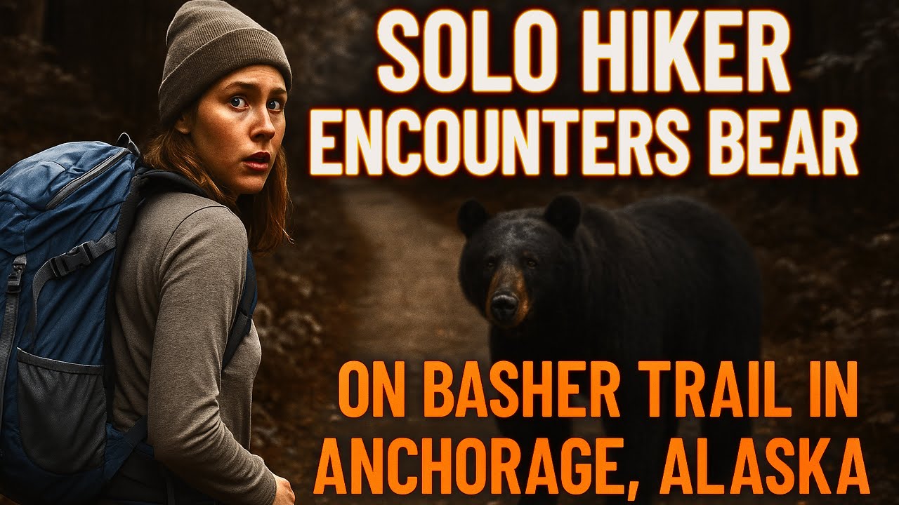 Solo Hiker Encounters Bear on Basher Trail in Anchorage, Alaska - YouTube