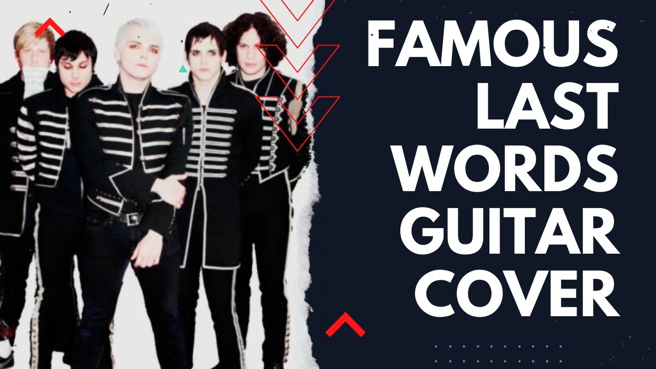 Famous Last Words - My Chemical Romance Guitar Cover by Almeida - YouTube