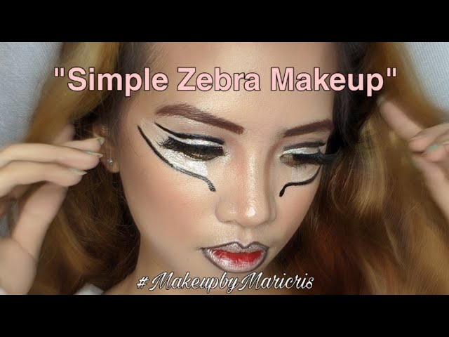 Easy Zebra Makeup Tutorial | Saubhaya Makeup