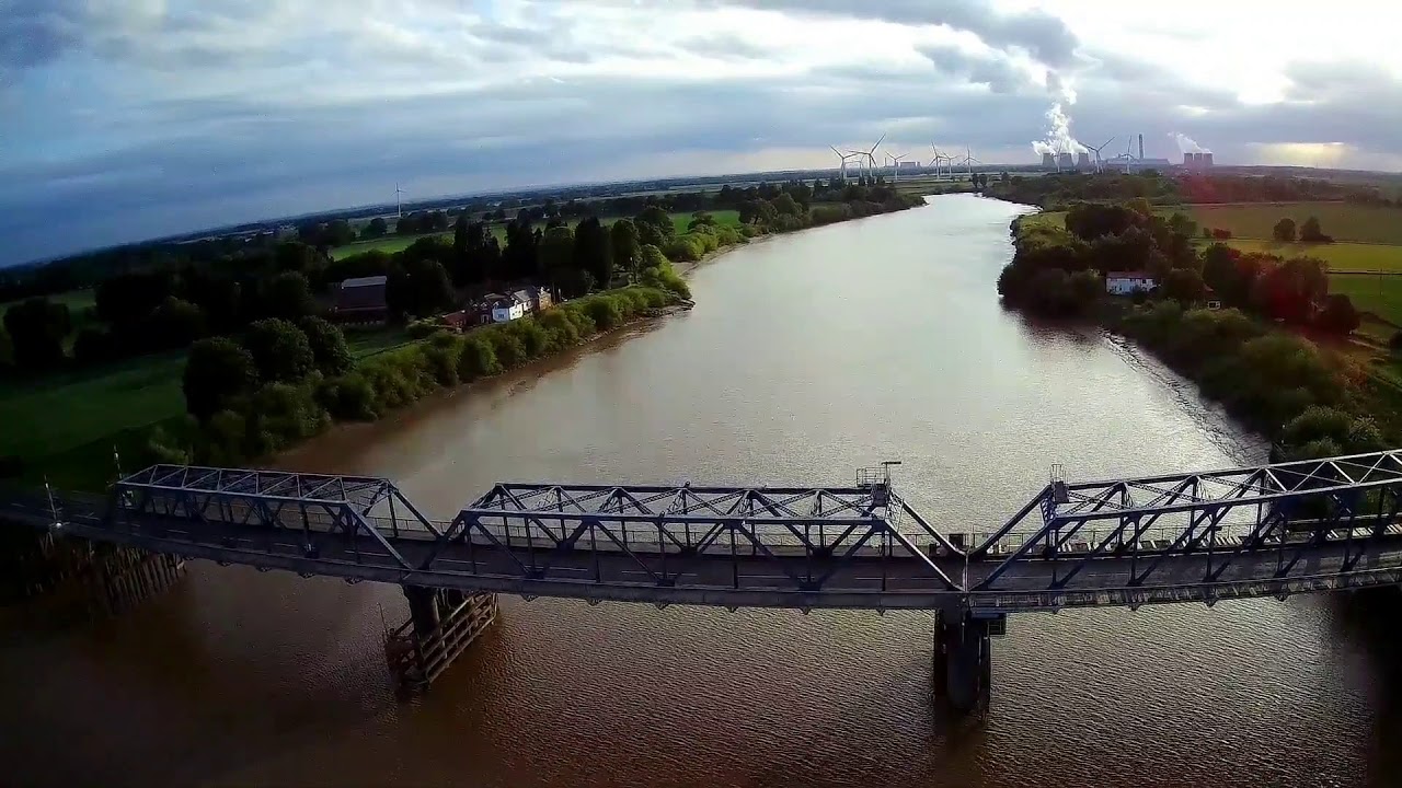 Drone Hubsan h501s, Boothferry Bridge, Goole - YouTube