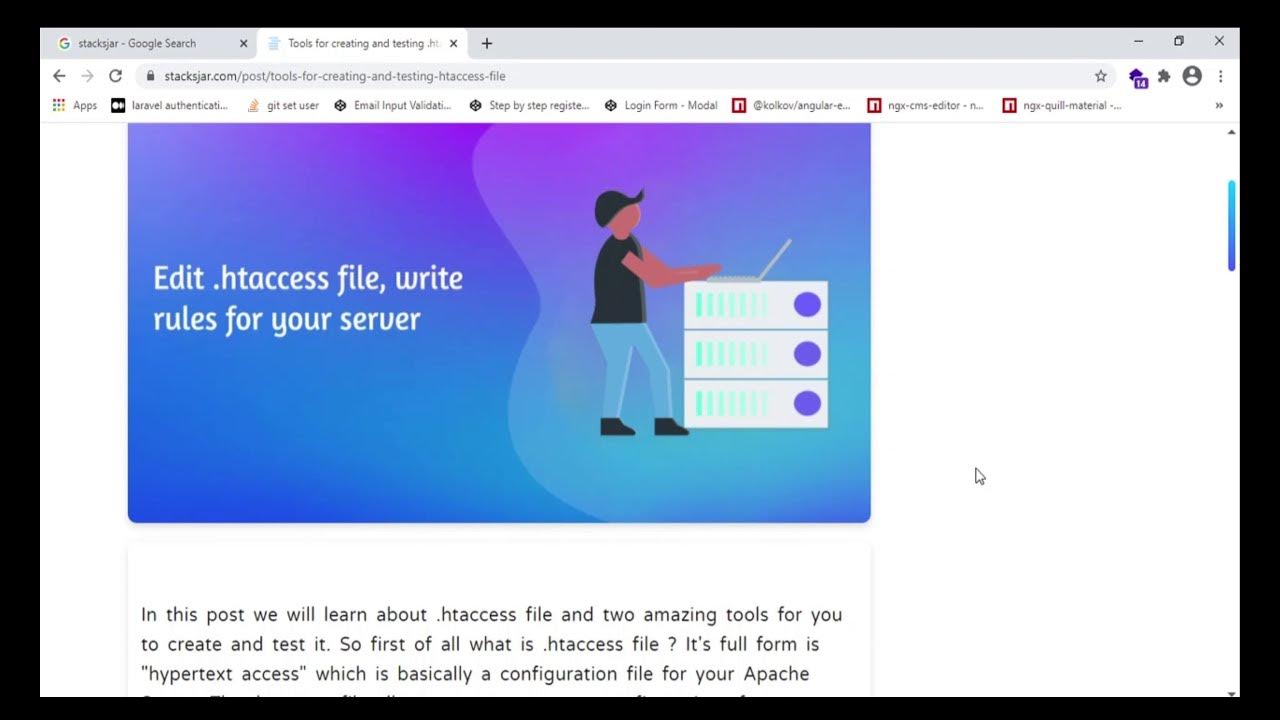 htaccess tutorial | Tools for editing and testing .htaccess file ...