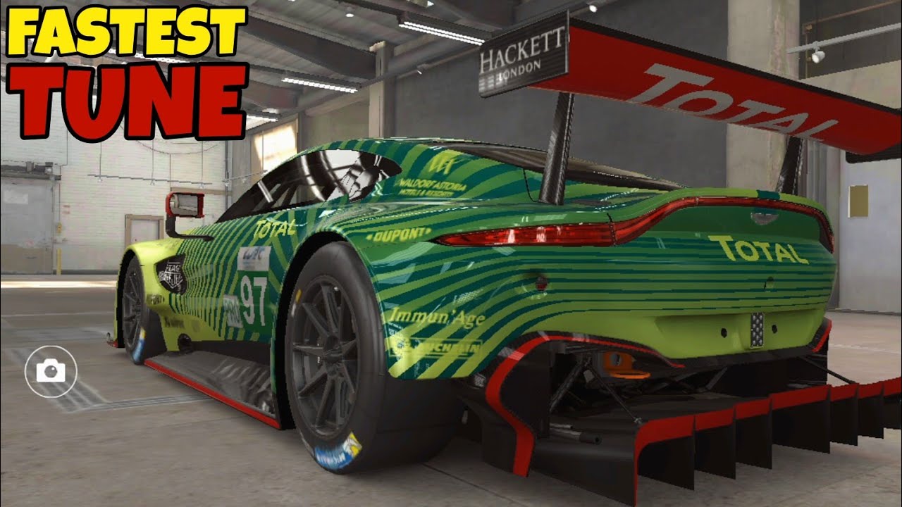 CSR2 Aston Martin Vantage GTE Fastest Tune & Shift Pattern - YouTube