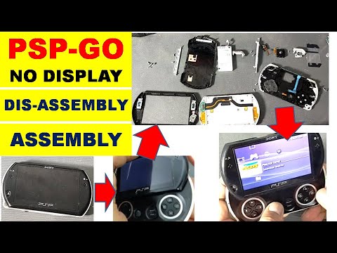 {575) SONY PSP GO No Display, Assembly, Disassembly / fixing No Display ...