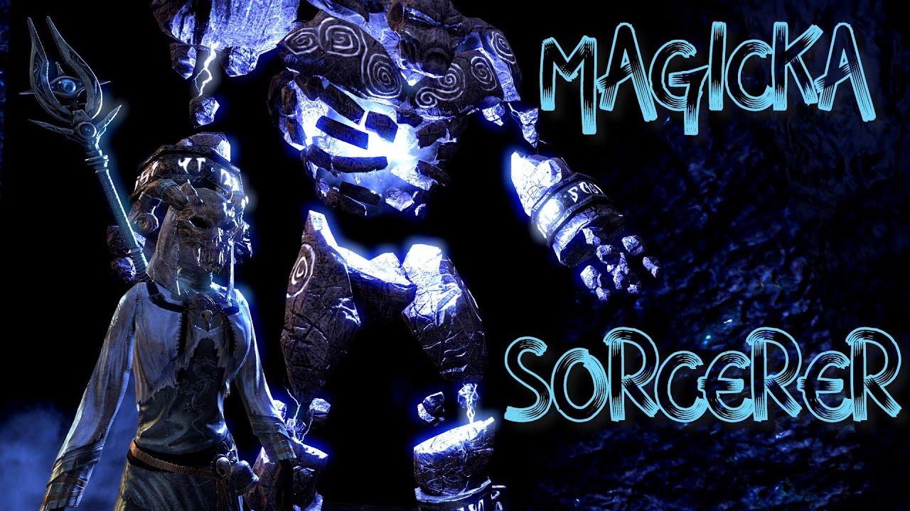 ESO PVE Magicka Sorcerer Builds 91k DPS Pet & Non-Pet - Greymoor - YouTube