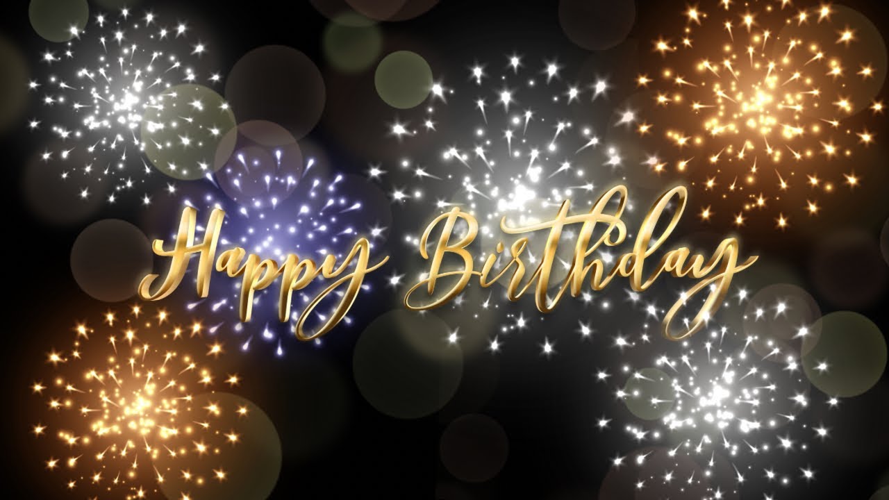 happy birthday song with fireworks | COUNTDOWN + ORIGINAL beat + party ...