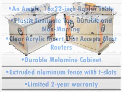 Bench Dog 40 001 ProTop Contractor Benchtop Router Table - YouTube