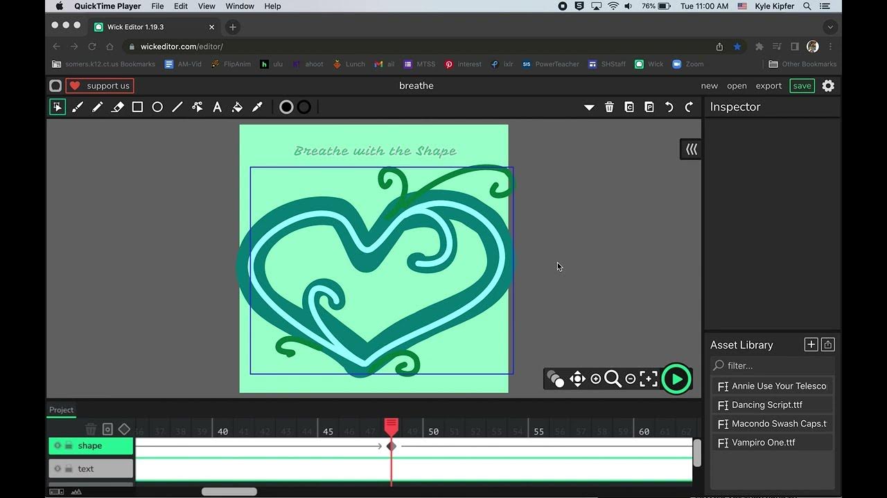 Create a Breathe with the Shape Meditation Animation GIF - YouTube