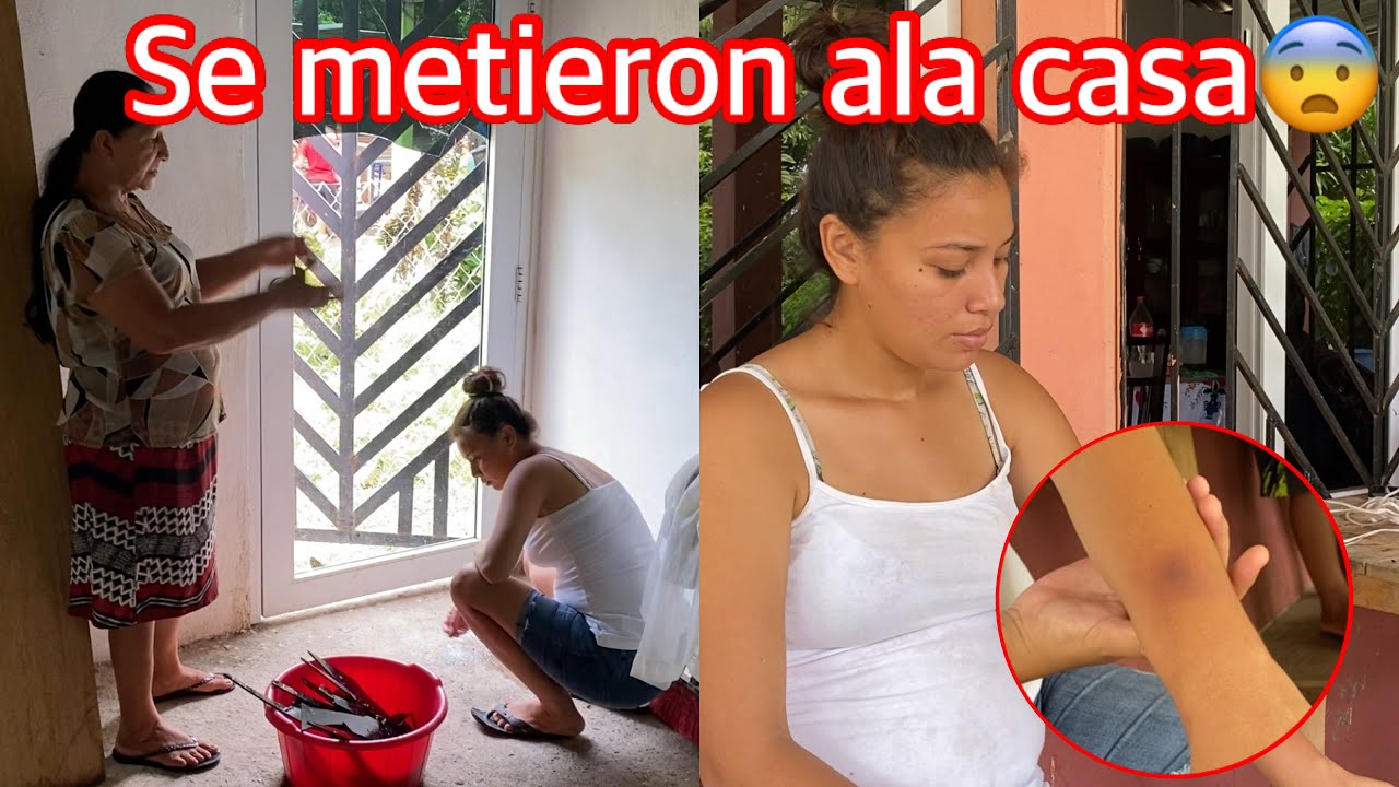Nos quebraron la puerta se metieron ala casa? Mi mujer está lastimada 🤕 ...