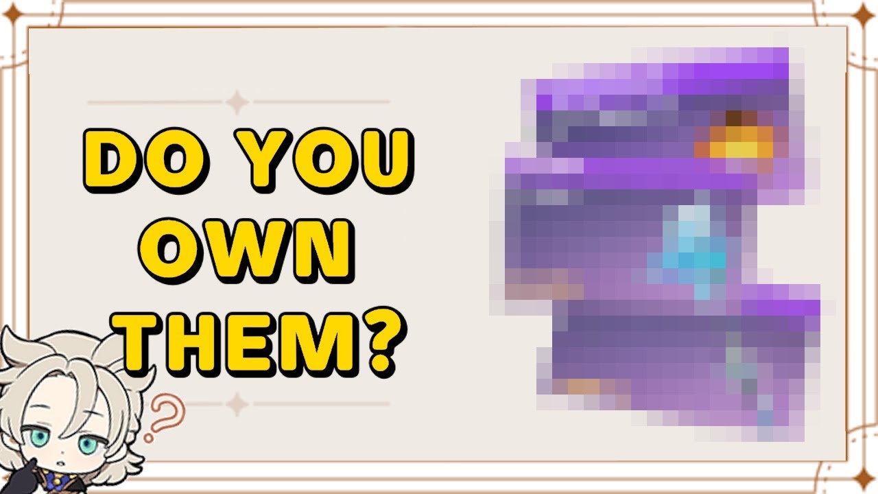 Top 4 RAREST Items in Genshin Impact - YouTube