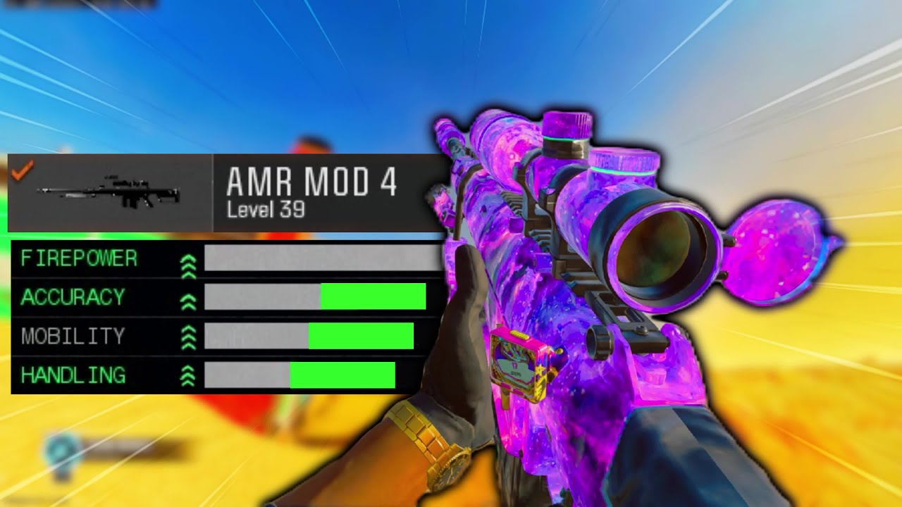 A MELHOR CLASSE para a NOVA SNIPER AMR MOD 4 do COD Black Ops 6 ...