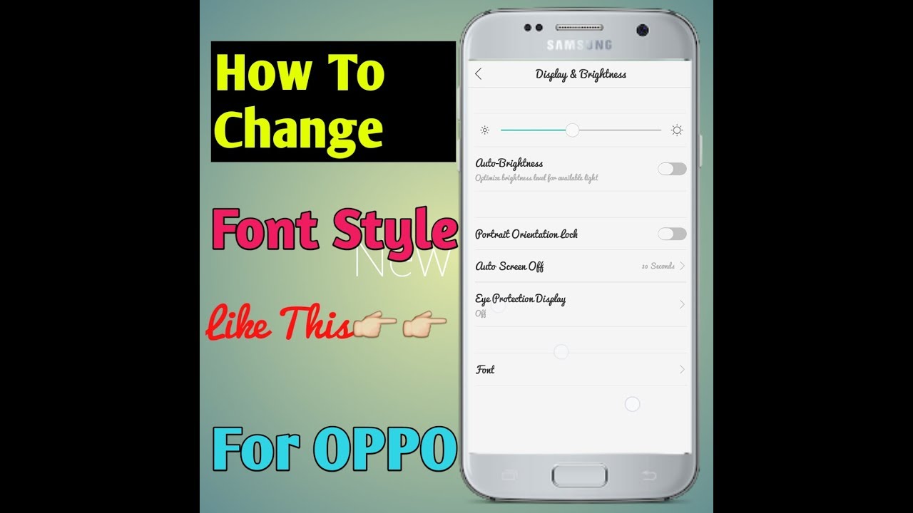 How To Change Font Style On Any Phone Of OPPO YouTube how-to-change-font-style-on-any-phone-of-oppo-youtube