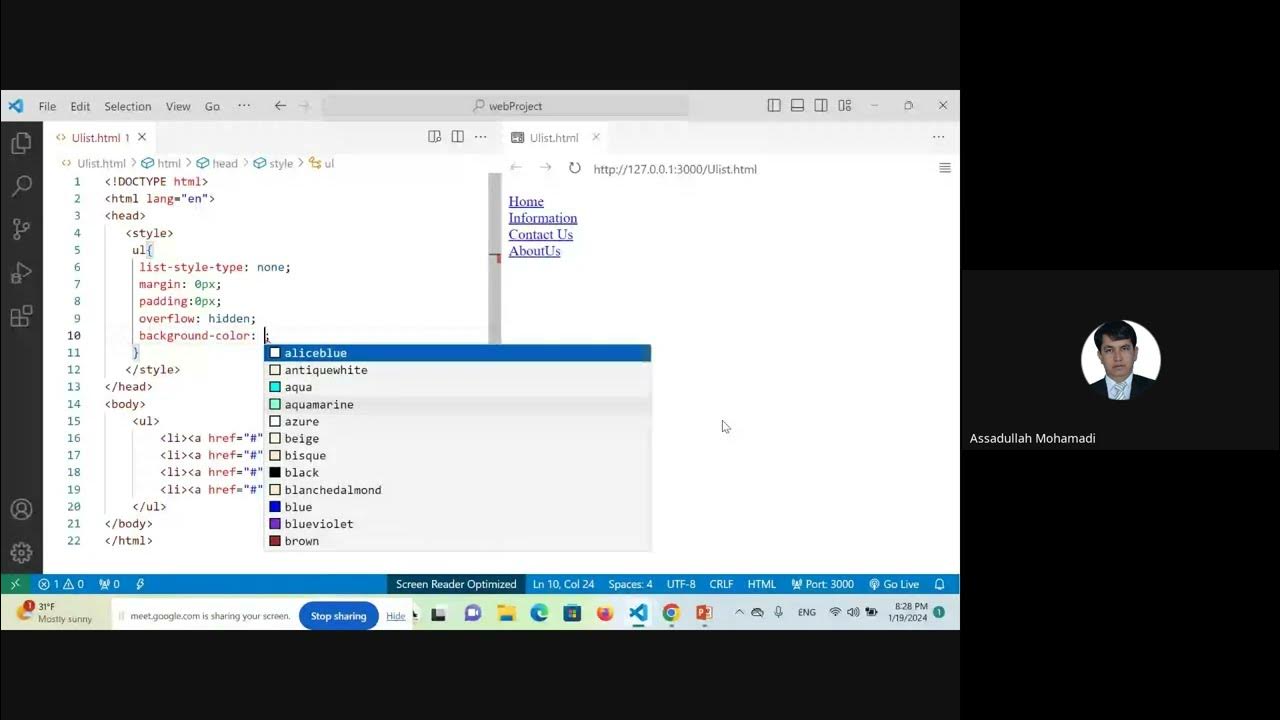 Web Design Course Session 6 - YouTube