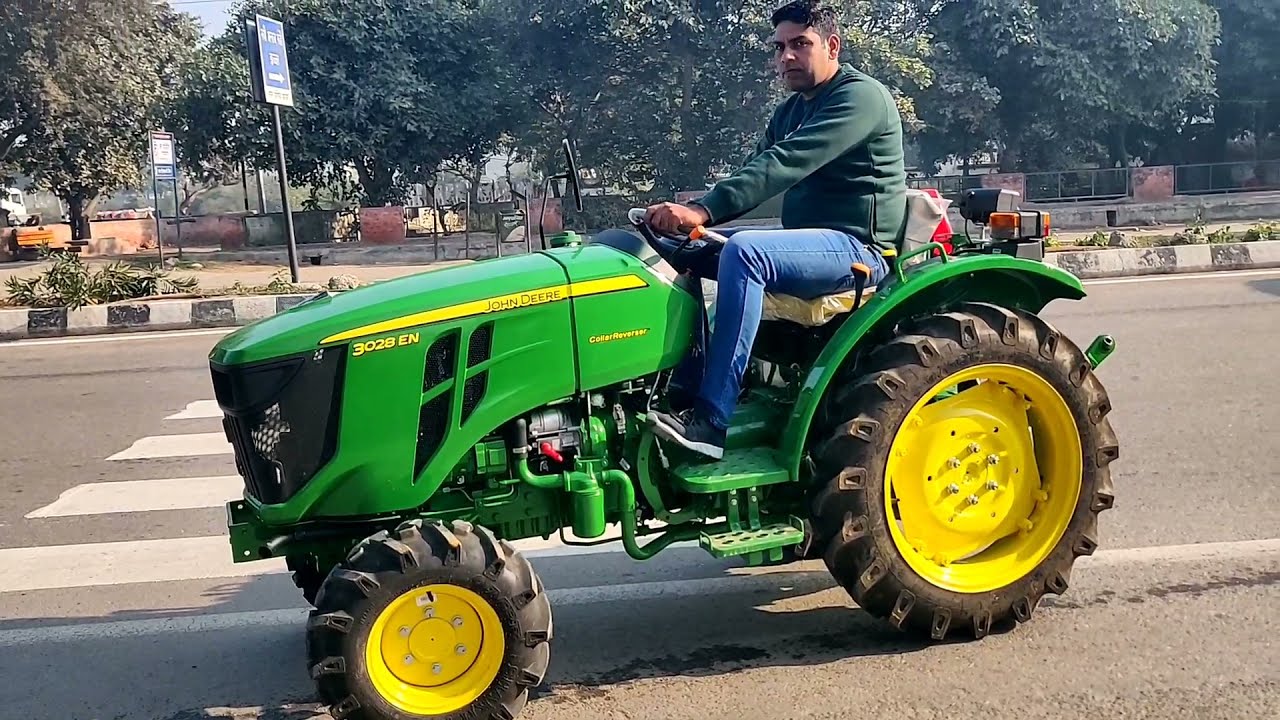 johndeere 3028en 28 hp 4X4 tractor - YouTube