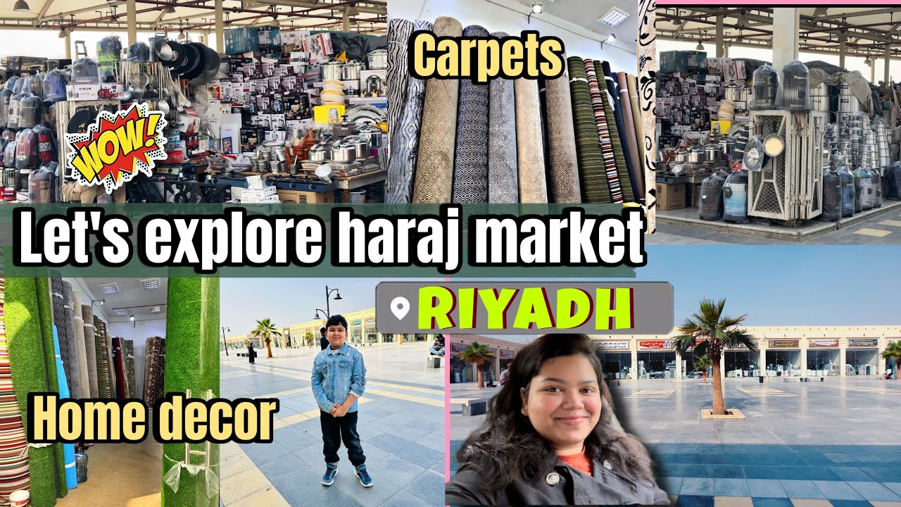 Riyadh’s oldest*market* | New haraj market 🛍️ | Carpets| furniture ...