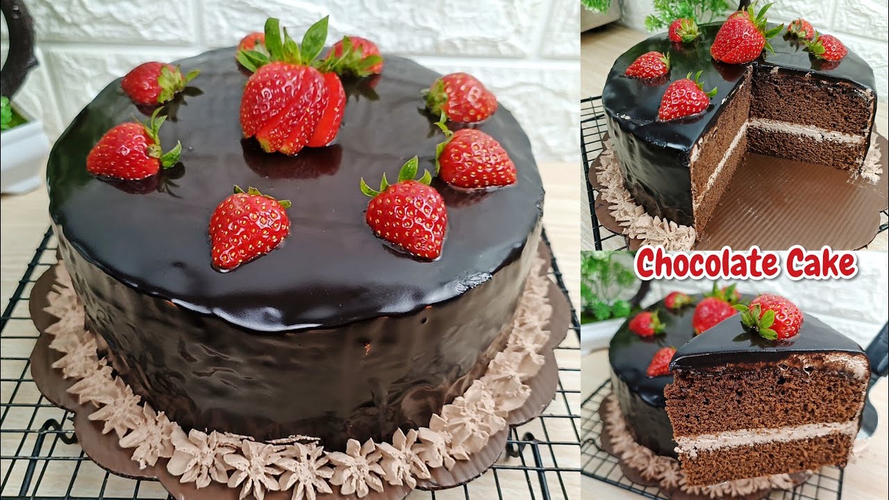 BELAJAR BUAT BIRTHDAY CAKE PAKAI RESEP INI AJA 100% ENAK BANGET NYOKLAT ...
