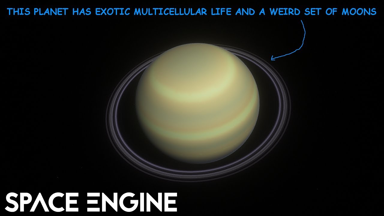This planet has exotic multicellular life and a weird set of moons ...