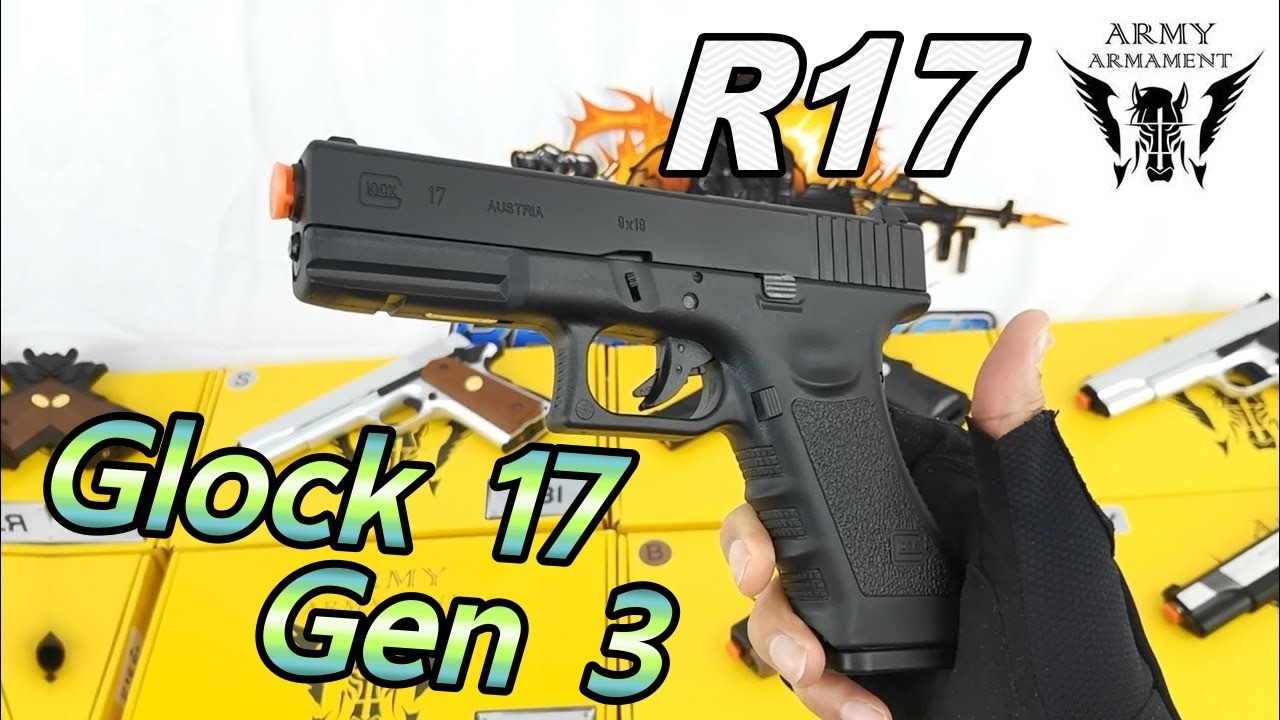 R17 Army Armament Glock 17 Gen 3 บีบีกัน อัดแก๊ส GBB ร้าน BBGUNSTER ...