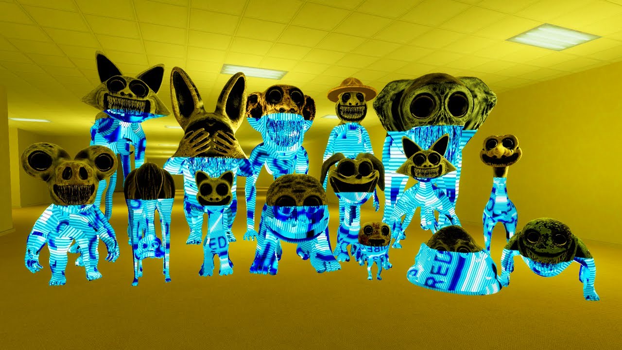 BACKROOM TURNING ALL ZOONOMALY MONSTERS INTO HOLOGRAM In Garry's Mod ...