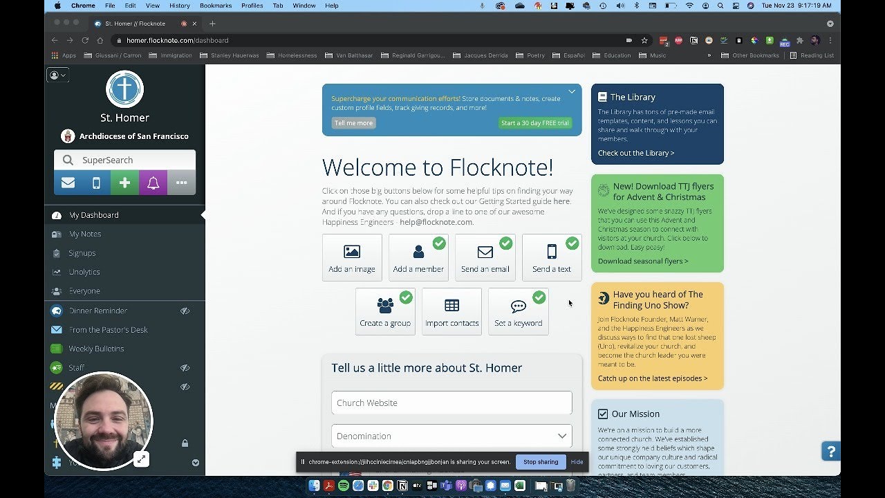 Flocknote Flier for Christmas - YouTube