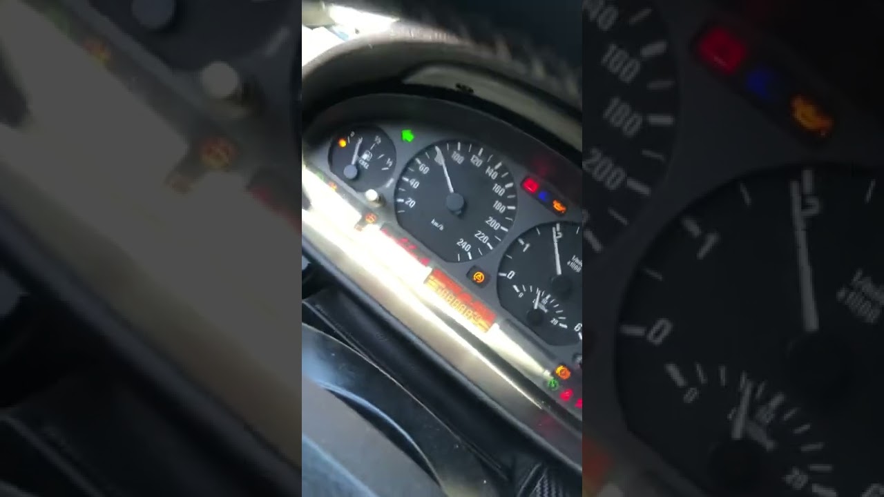 Bmw e46 Dashboard Test Mode (hidden menu) - YouTube