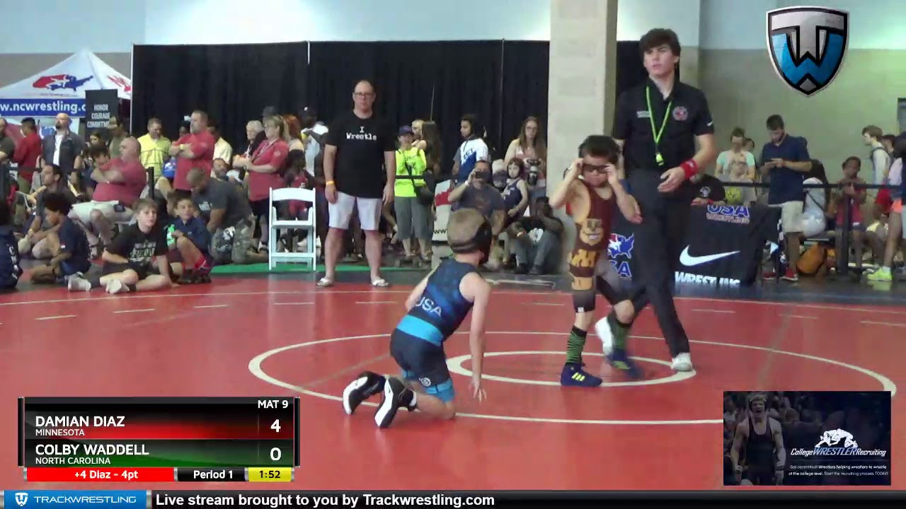 8U 43 Damian Diaz Minnesota Vs Colby Waddell North Carolina - YouTube