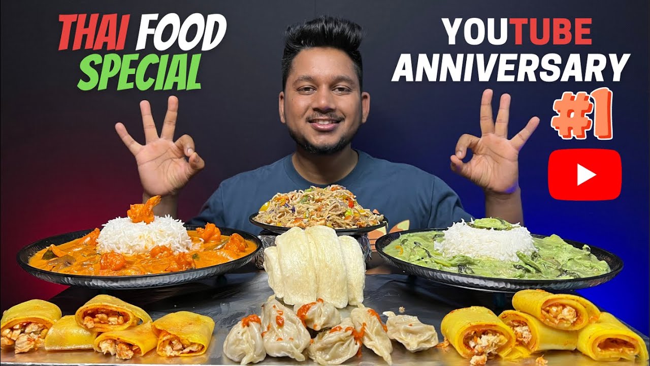 Thai Red Curry | Thai Green Curry | Tingmo | Laphing | Mixed Meat Hakka ...