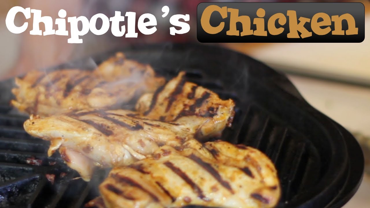 Chipotle's Marinated Chicken - Spicy - Clone Recipe - YouTube