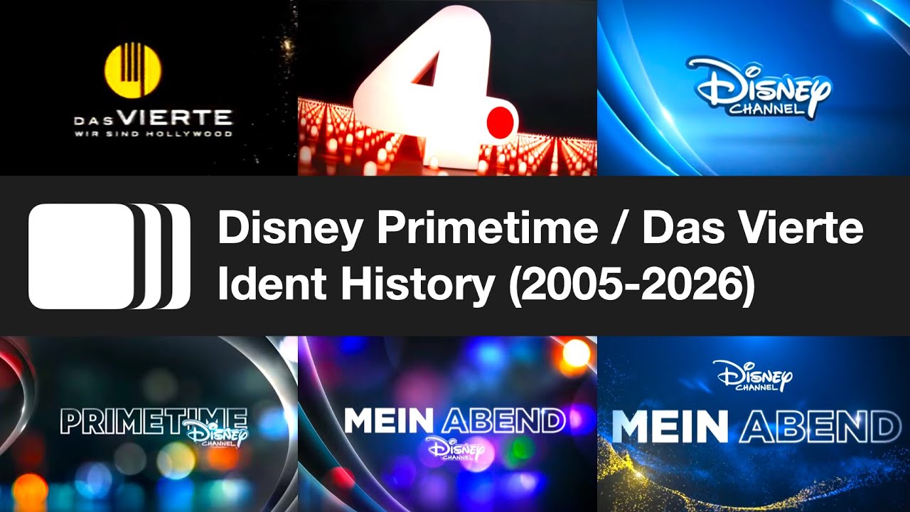 Disney Channel Primetime / Das Vierte Ident History (2005-2026) - YouTube