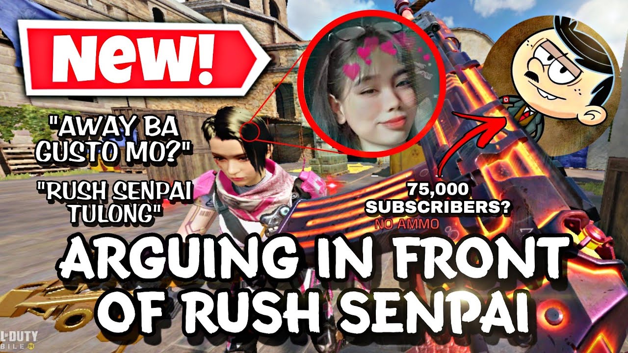 ARGUING IN FRONT OF RUSH SENPAI + ATE SYRIEEE FACE REVEAL! - YouTube