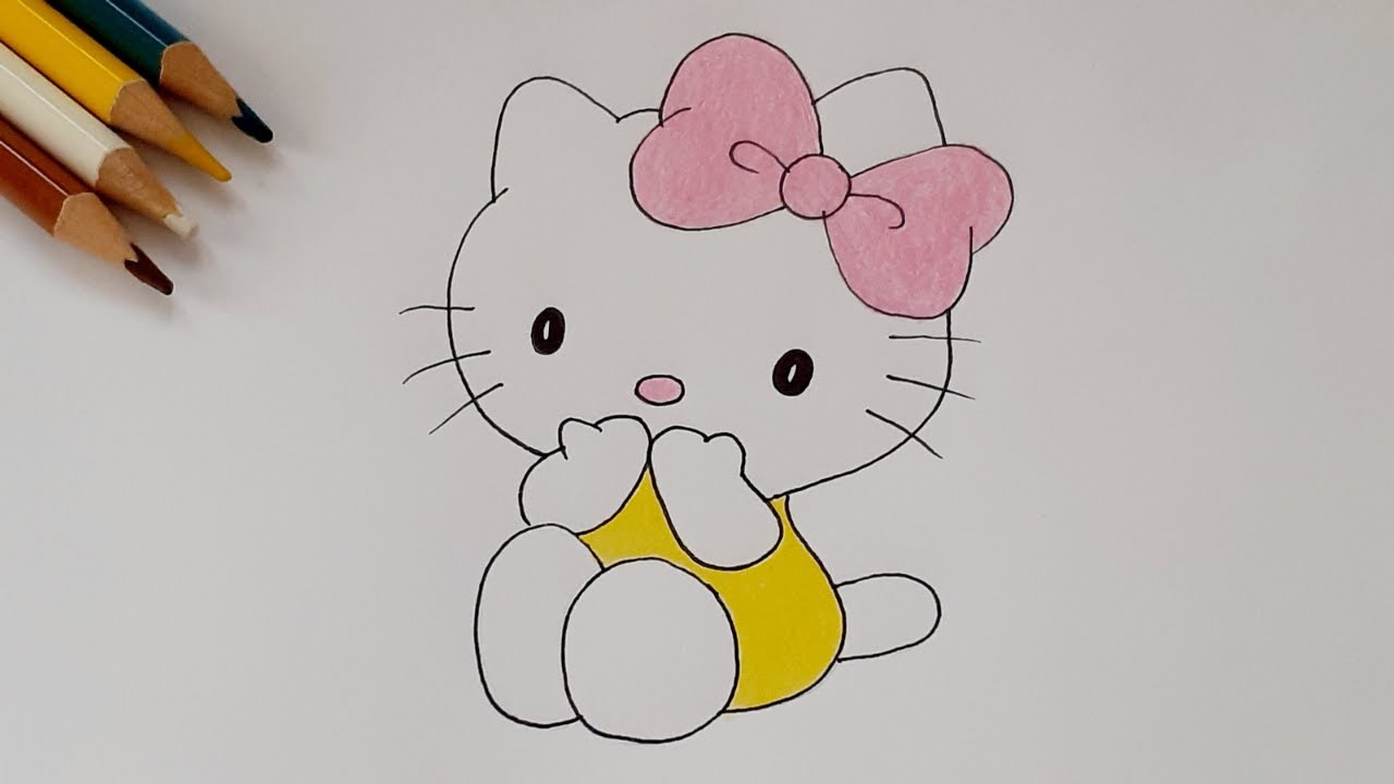 How to draw Hello kitty||sanrio charmmy kitty - YouTube