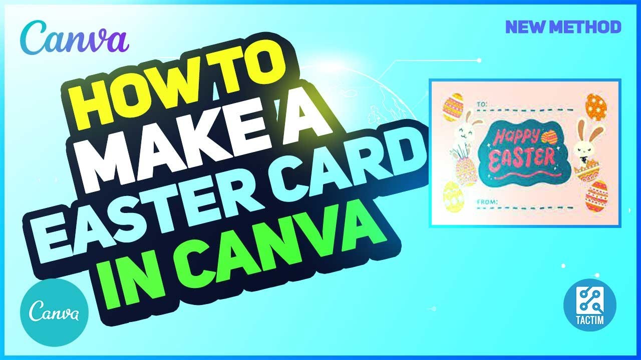DIY Easter Card Tutorial using Canva | Creative and Fun 2025 - YouTube
