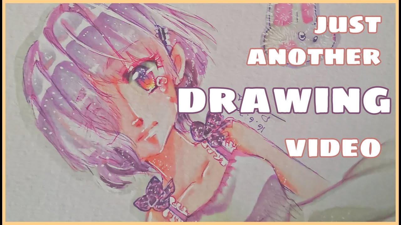 drawing + painting ~ from start to finish - YouTube