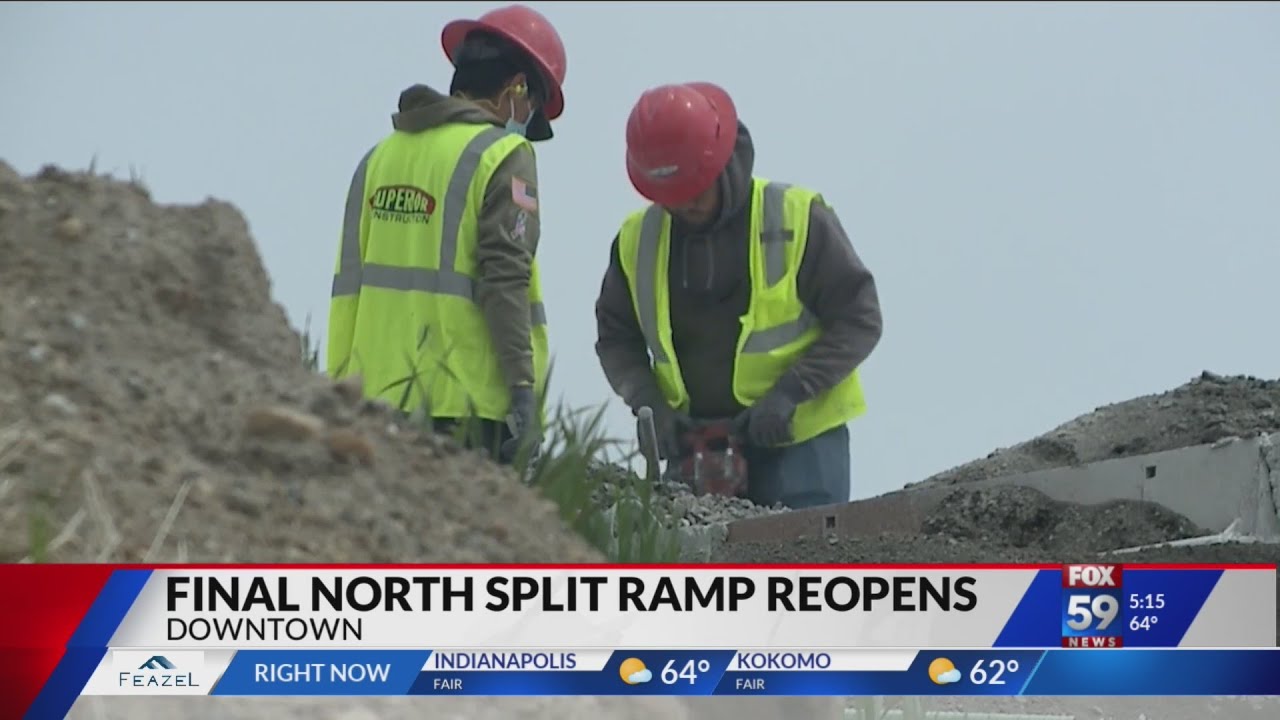 Final North Split Ramp Reopens - YouTube