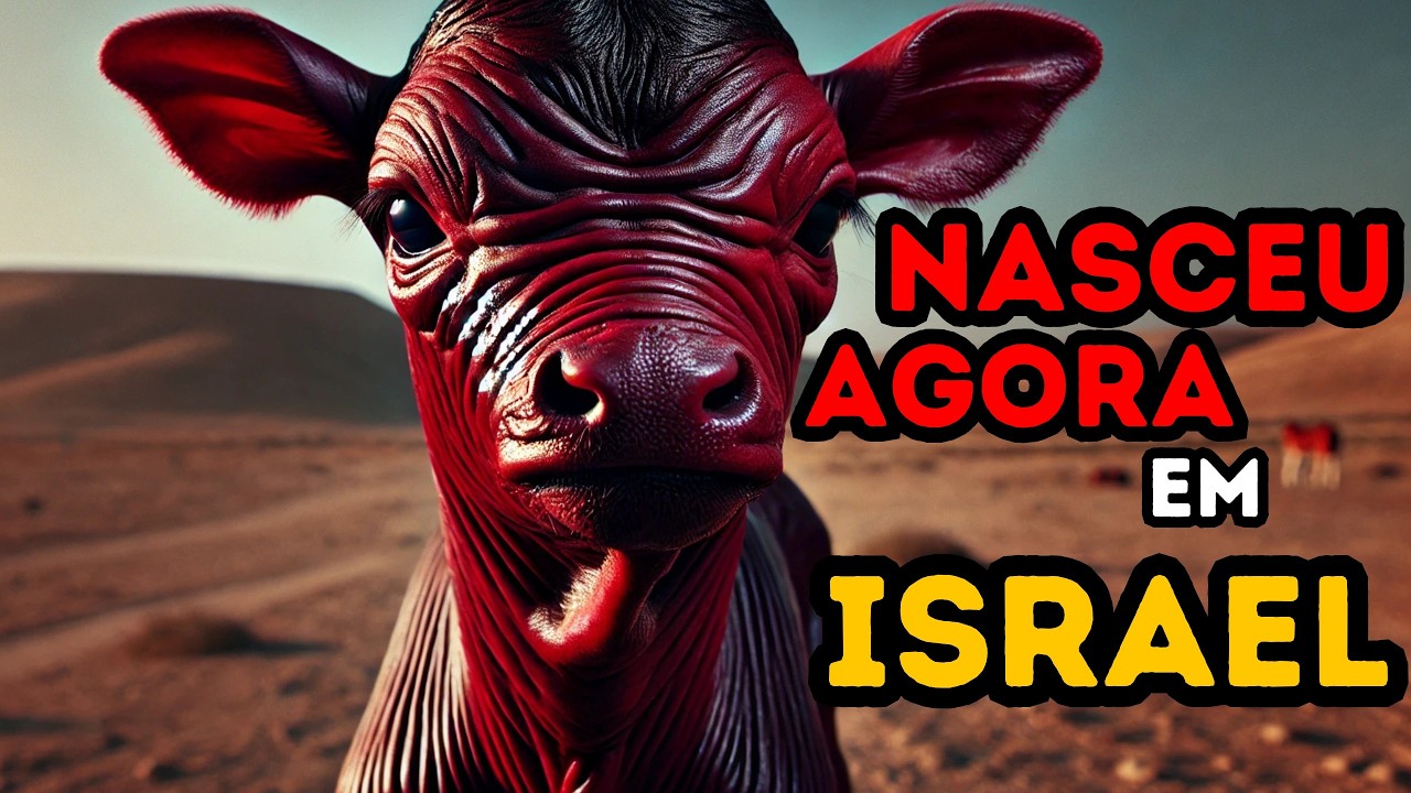 ACONTECEU! A NOVILHA VERMELHA NASCEU EM ISRAEL! O Terceiro Templo é ...