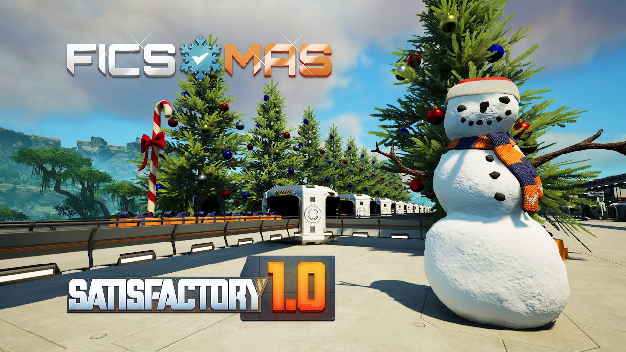Growing Gifts on Trees - Satisfactory 1.0 - Ficsmas Event [E3] - YouTube