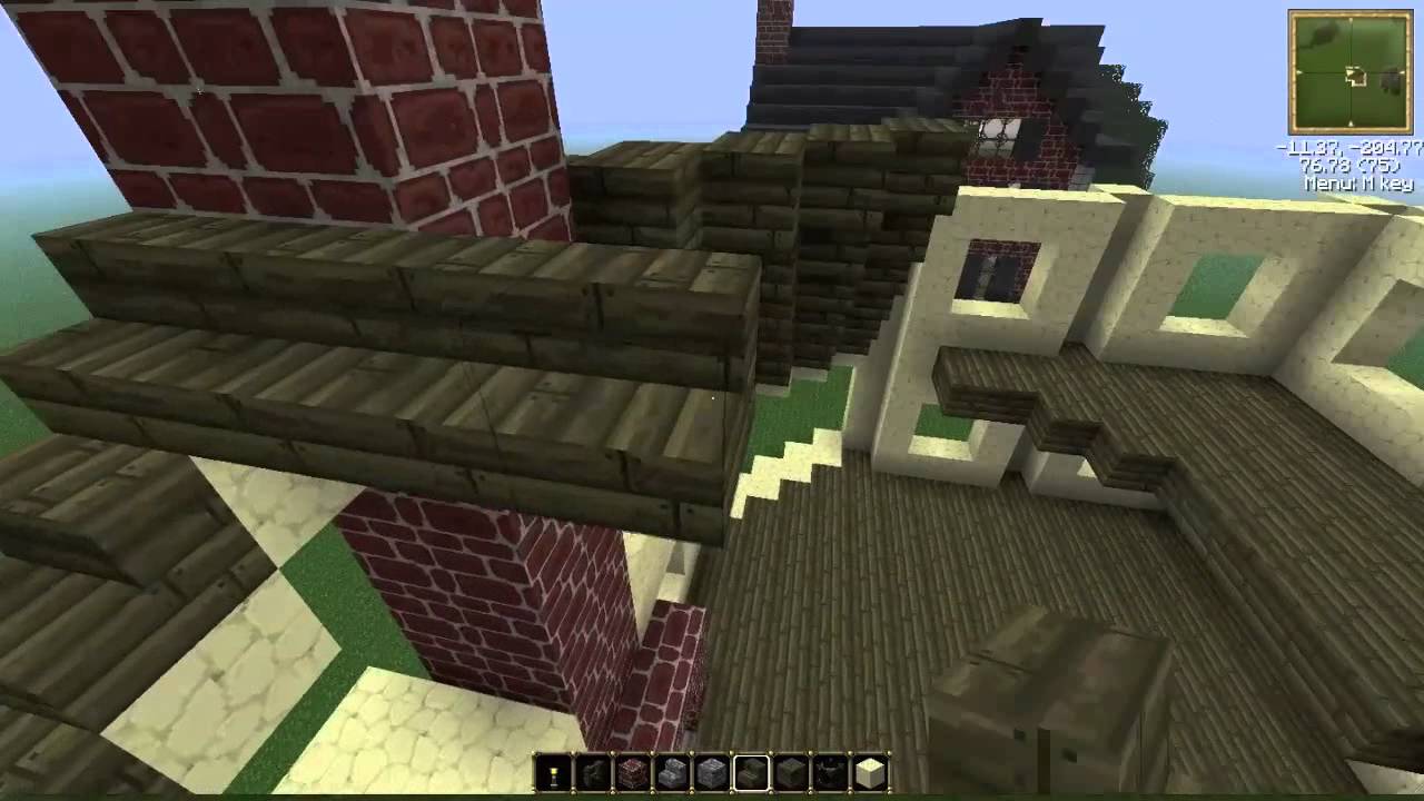 Minecraft: Sandstone House: Speed Build - YouTube